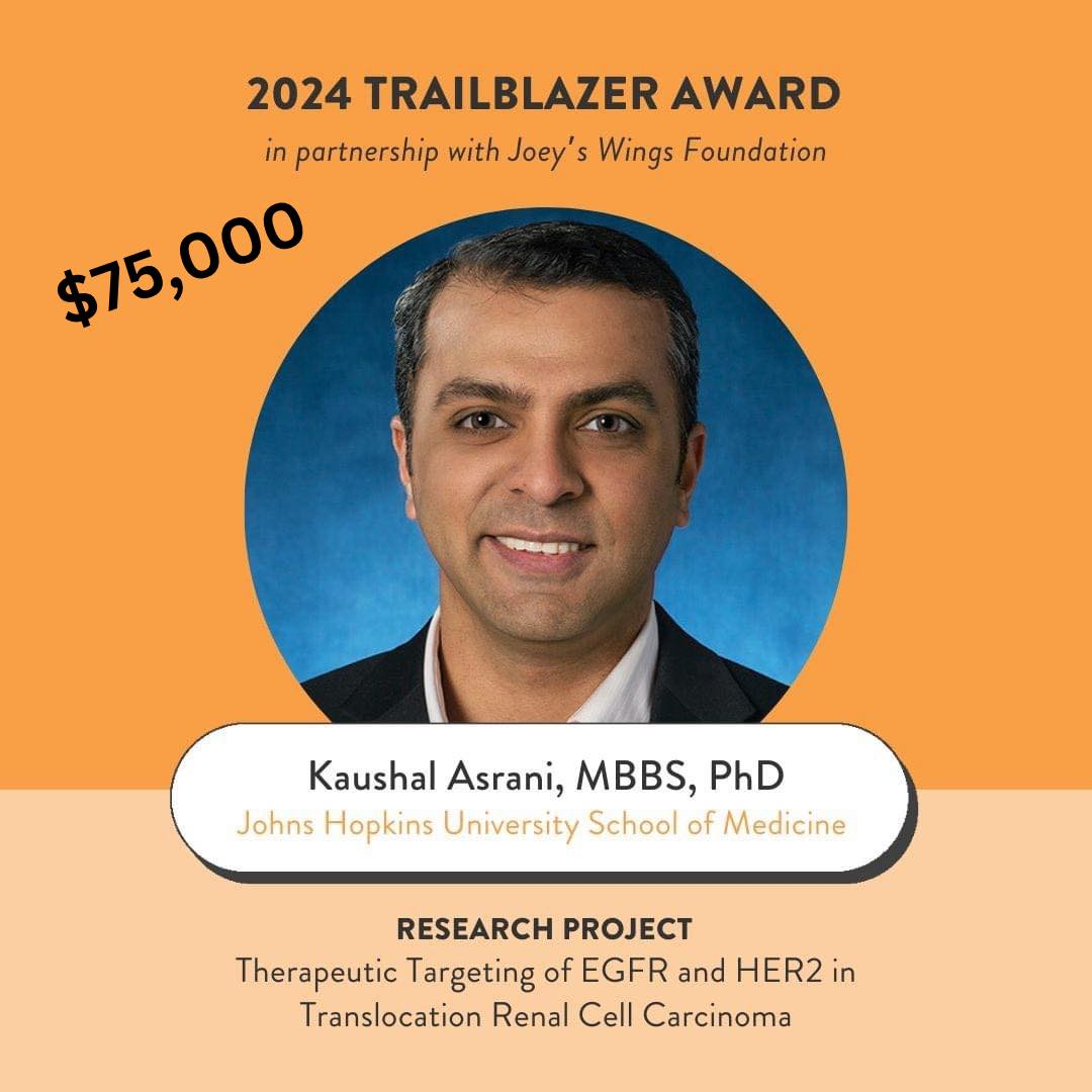 Fund research on translocation renal cell carcinoma – Joey's Wings